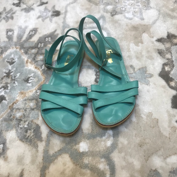 Shoes | Turquoise Sandals | Poshmark